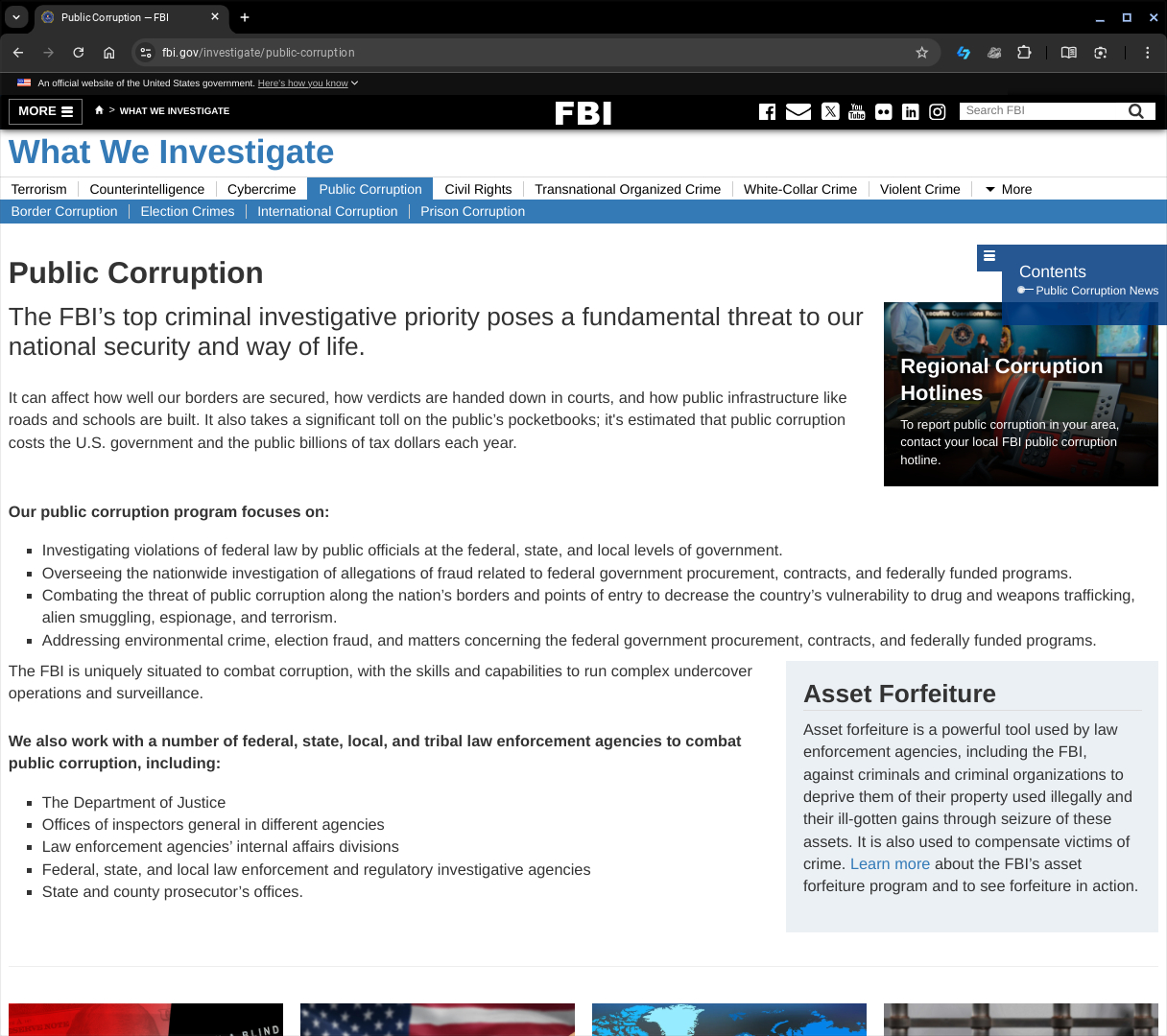 https://www.fbi.gov/investigate/public-corruption